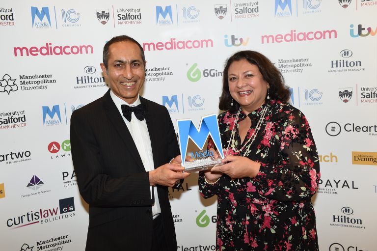 Lisa Aziz Honoured with Outstanding Contribution to Media Award 2022