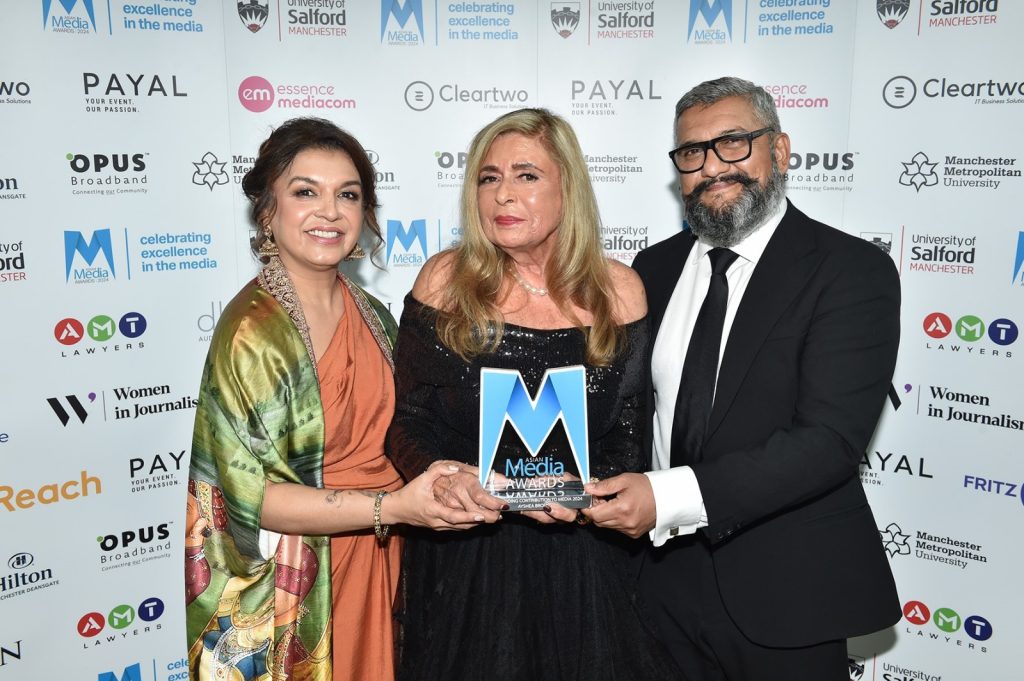 Ayshea Brough Wins Outstanding Contribution to Media Award 2024